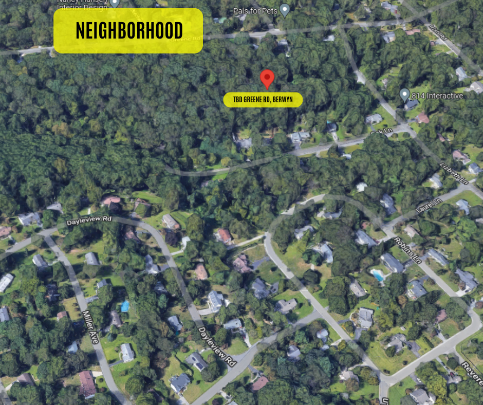 0.72 ACRE UNTOUCHED PARADISE IN BERWYN, PA - WITH ACCESS