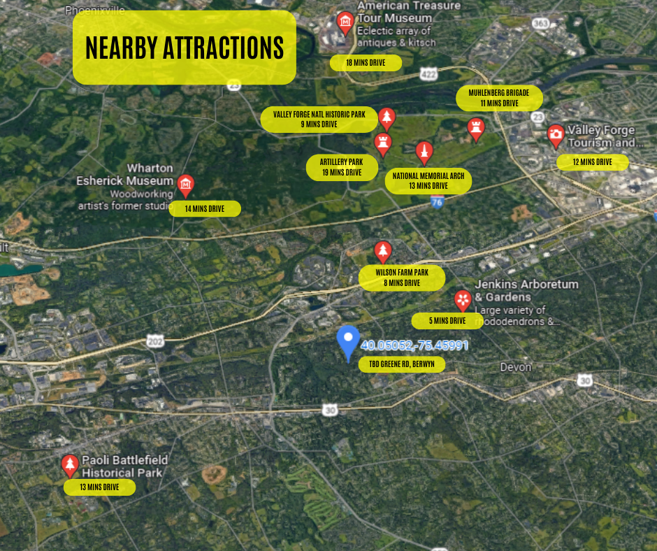 0.72 ACRE UNTOUCHED PARADISE IN BERWYN, PA - WITH ACCESS